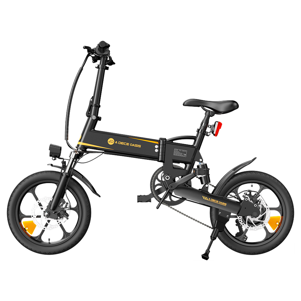 ADO A16 XE Folding Electric Bike 16 Inch 25Km/h 7.5AH 250W Motor Black
