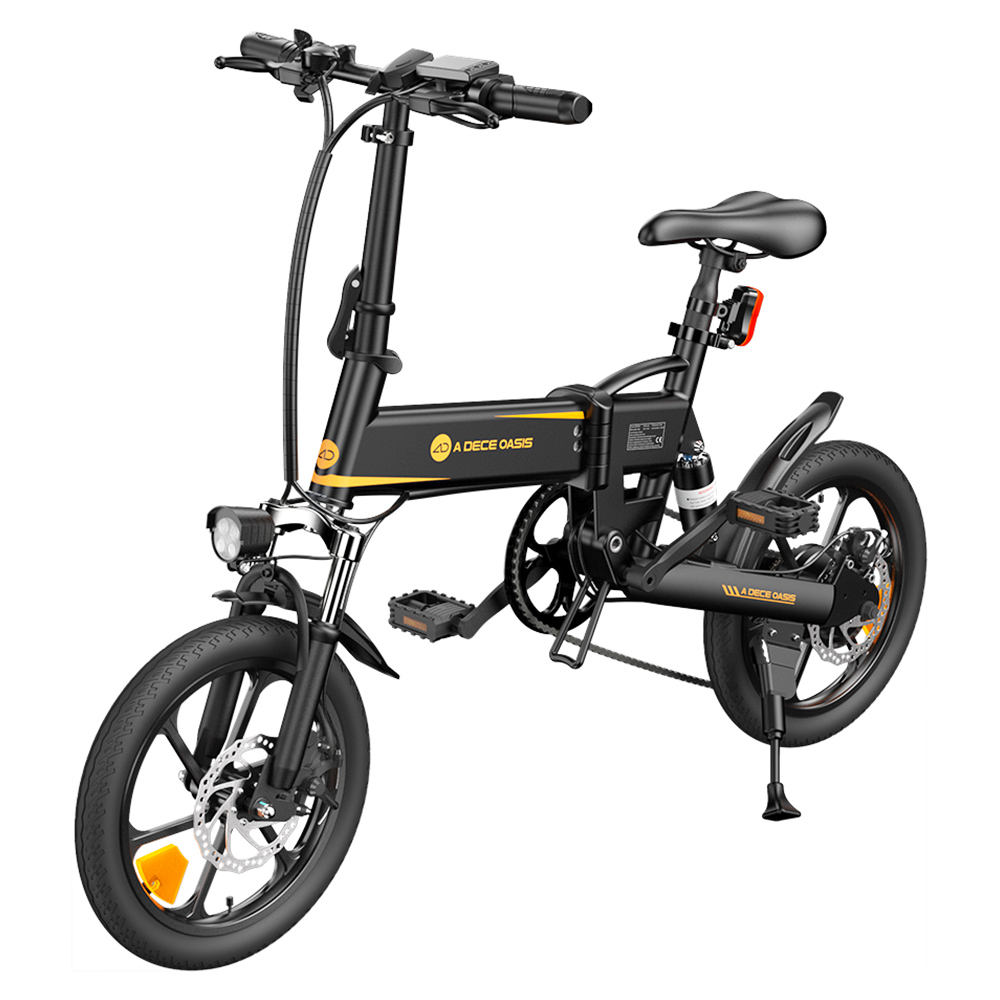 ADO A16 XE Folding Electric Bike 16 Inch 25Km/h 7.5AH 250W Motor Black