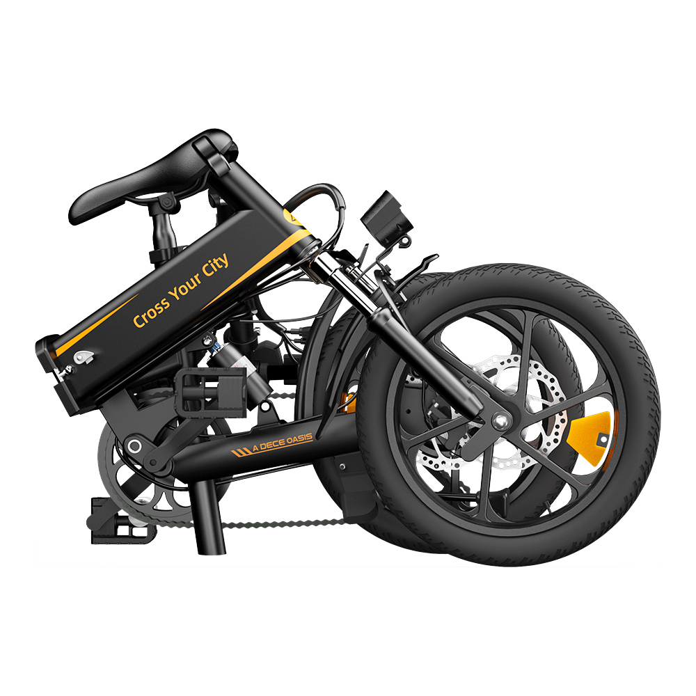 ADO A16 XE Folding Electric Bike 16 Inch 25Km/h 7.5AH 250W Motor Black