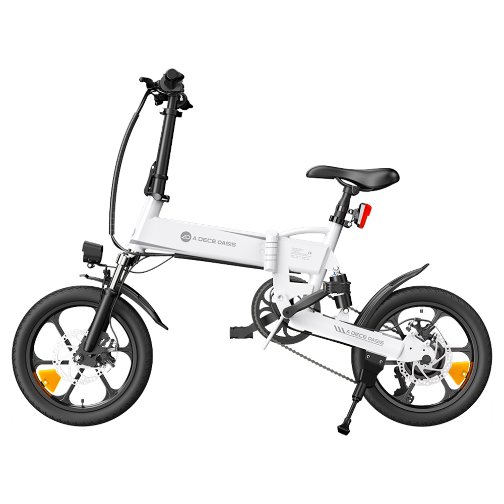 ADO A16 XE Folding Electric Bike 16 Inch 25Km/h 7.5AH 250W Motor White