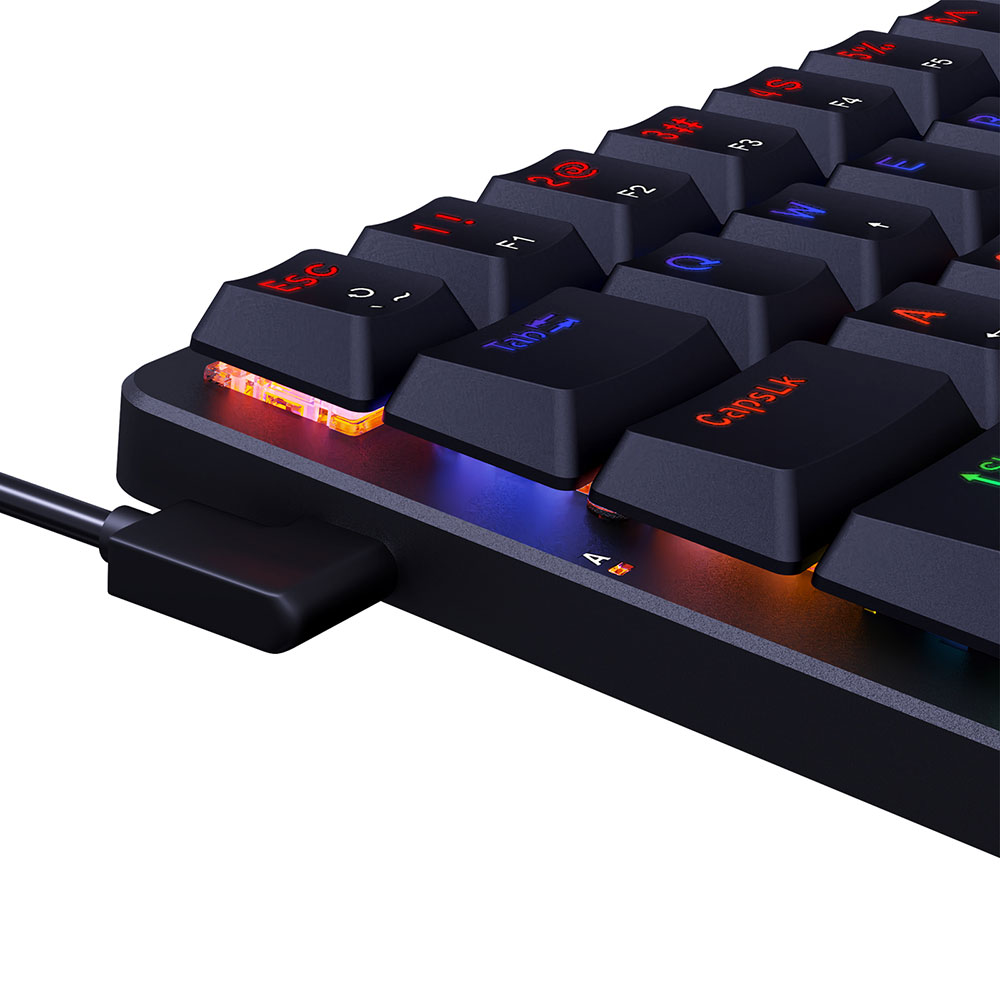 Redragon K615-R Wired Mechanical Keyboard Black