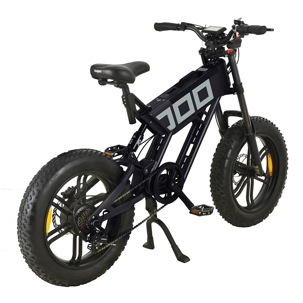 KUGOO T01 Electric Bicycle 20 Inch 48V 500W 38Km/h 13Ah Battery Black