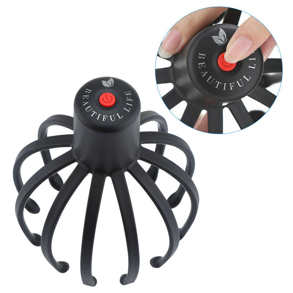 Multi-claw Electric Scalp Massager Black