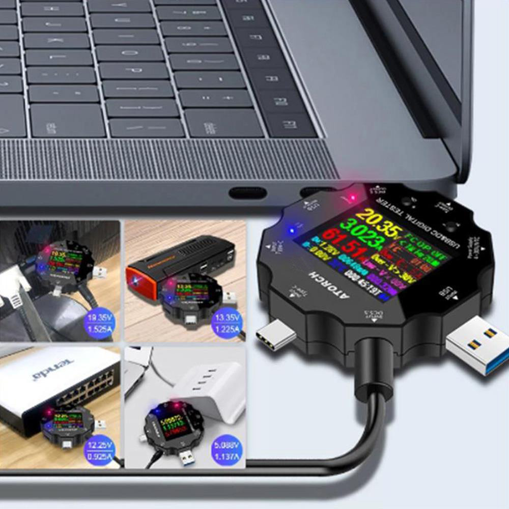 ATORCH UD18 Mobile Phone Charging Detector Black