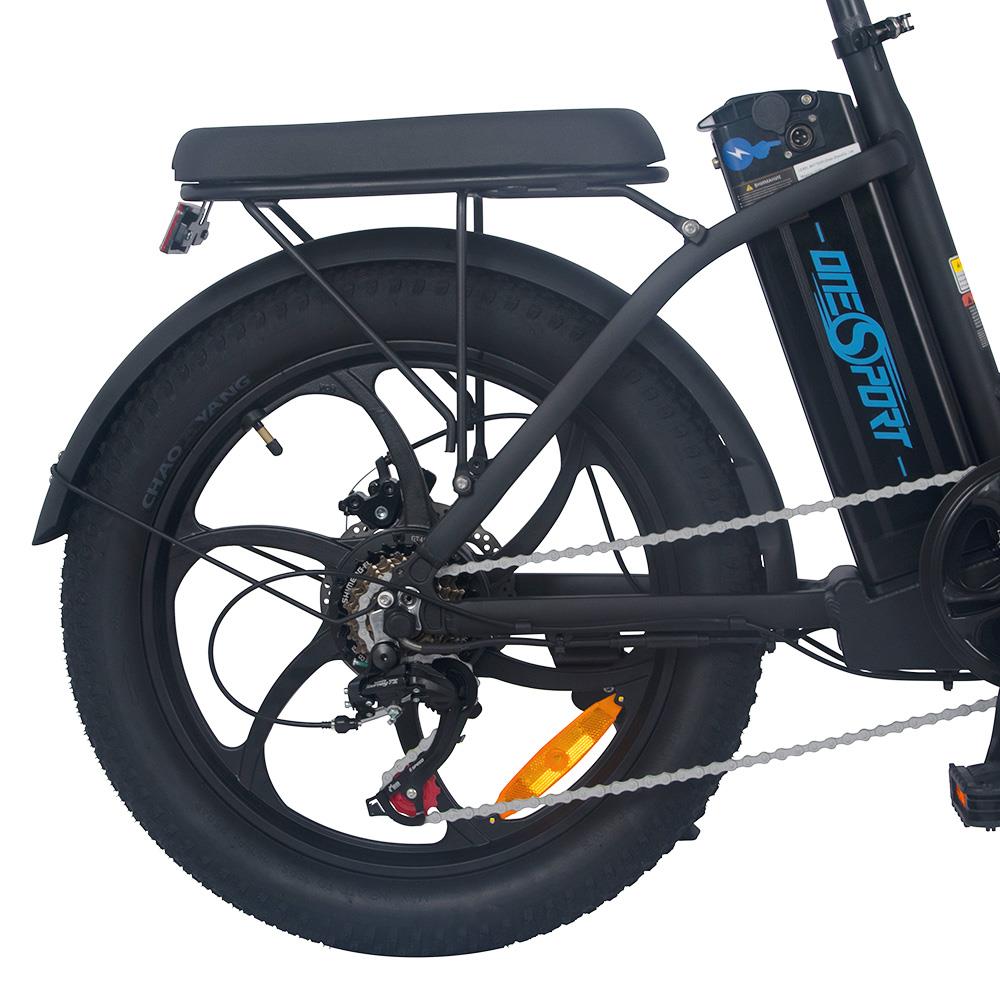 ONESPORT BK6 Electric Bike 48V 350W Motor 10Ah Battery Black