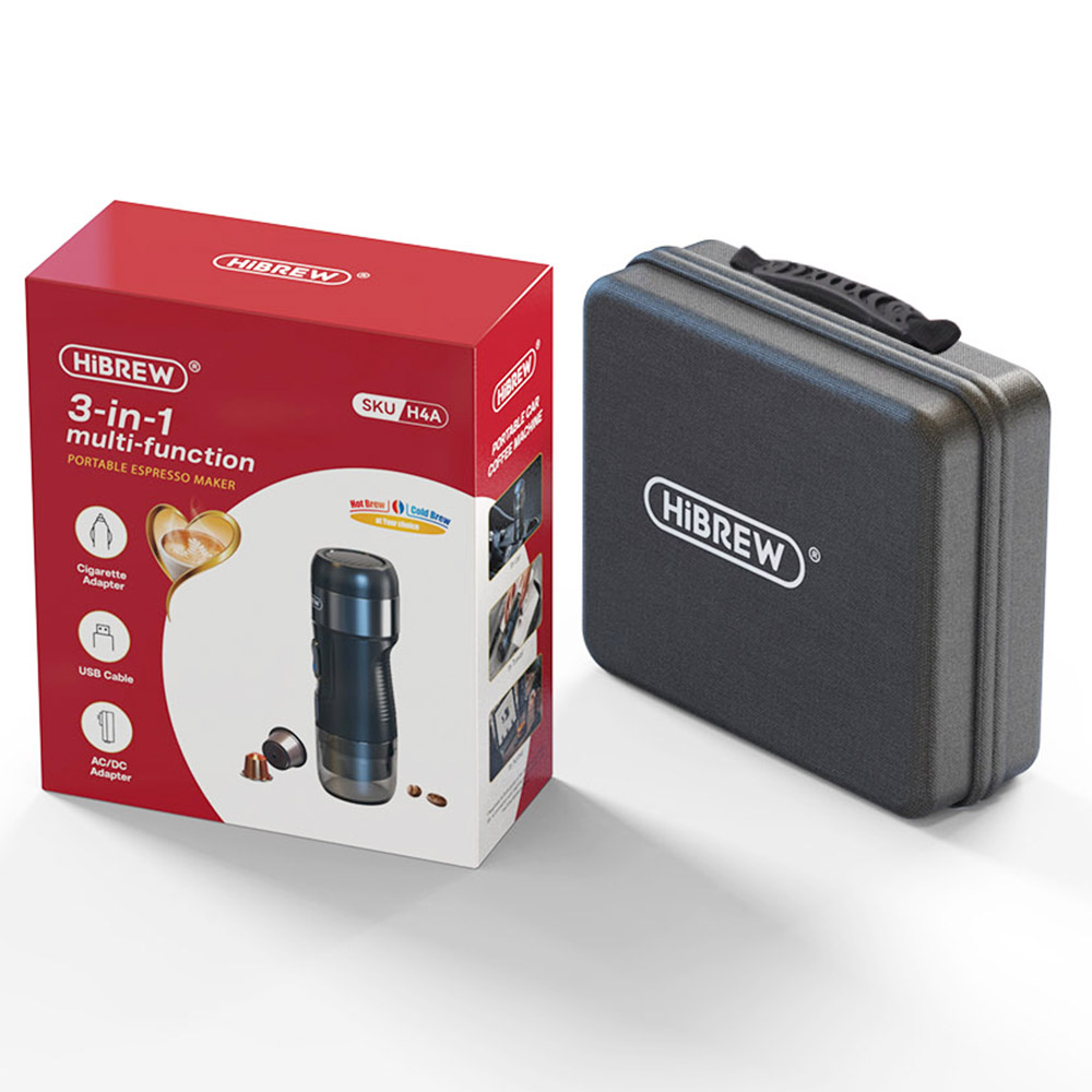 HiBREW H4A Portable Coffee Machine for Car & Home | Europe