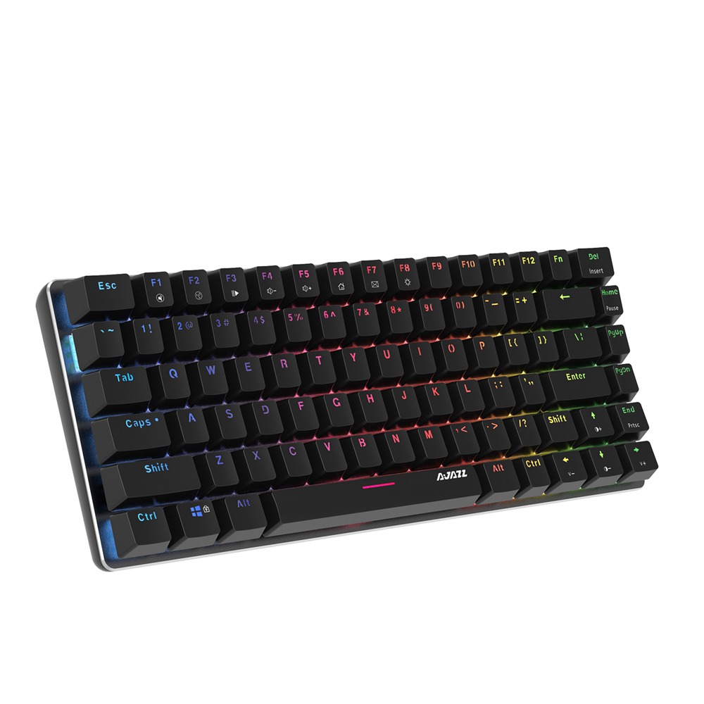 Ajazz AK33 Ergonomic Mechanical Keyboard Black
