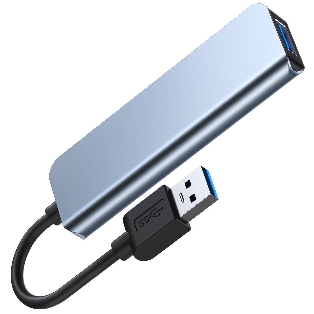 USB Hub 3.0 4 Ports Hub Adapter, Plug and Play