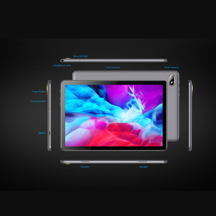N-one NPad Air Tablet with Leather Case and Tempered Film Pack