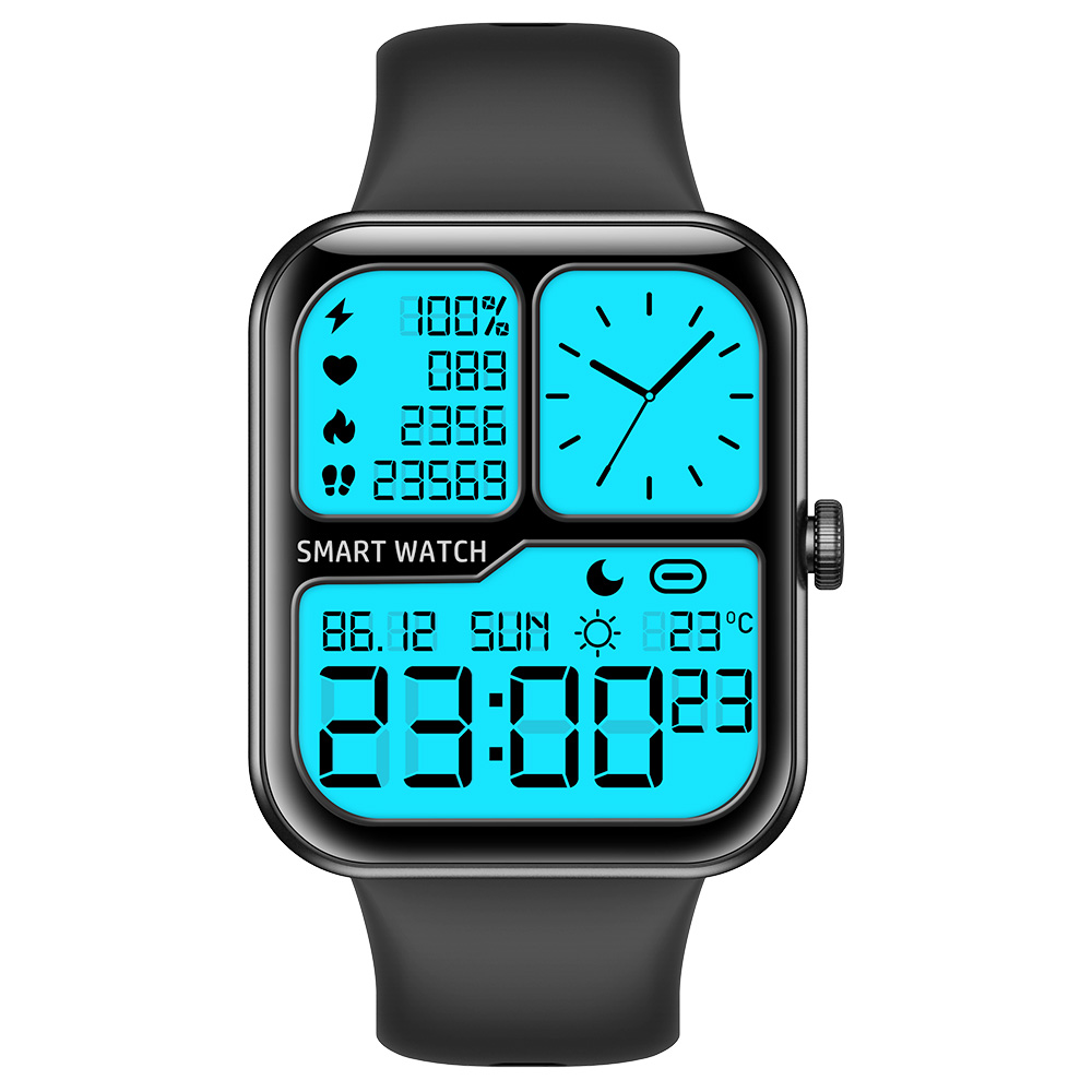 SENBONO L32 Smartwatch 1.83'' Large Screen Black