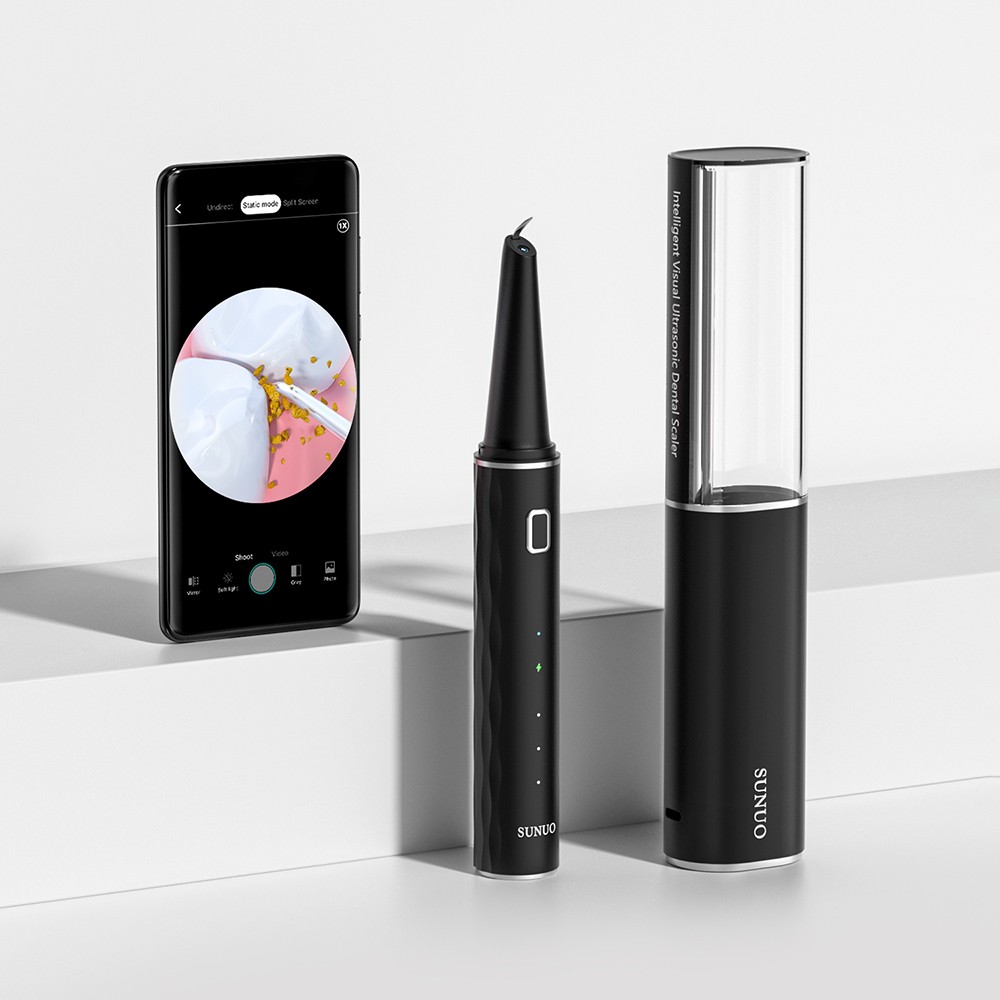 SUNUO T12 PLUS Smart Visual Ultrasonic Dental Scaler Blue