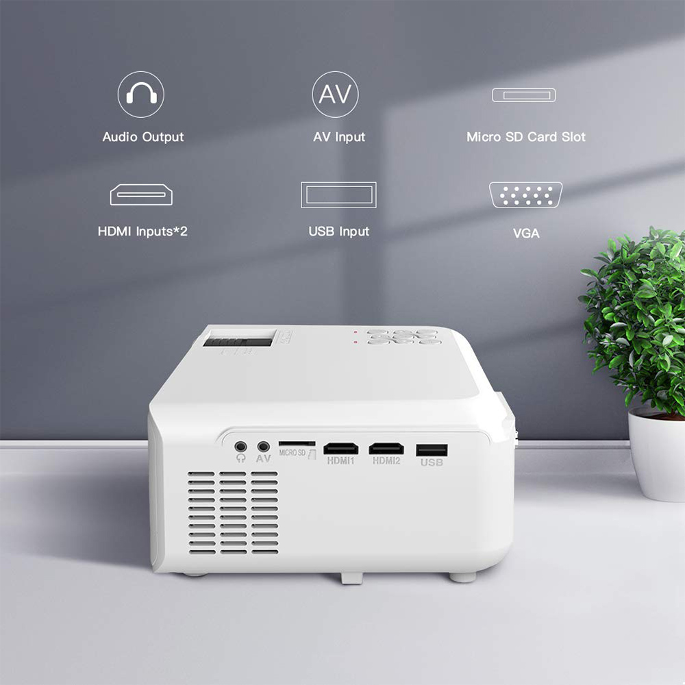 Apeman 4000 Lumen 720P Supported Mini Projector