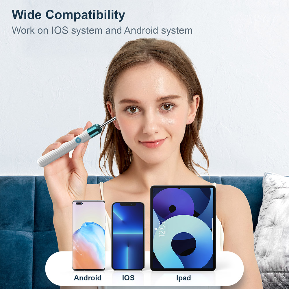 SUNUO X6 Smart Visual Ear Cleaner Earwax Removal White