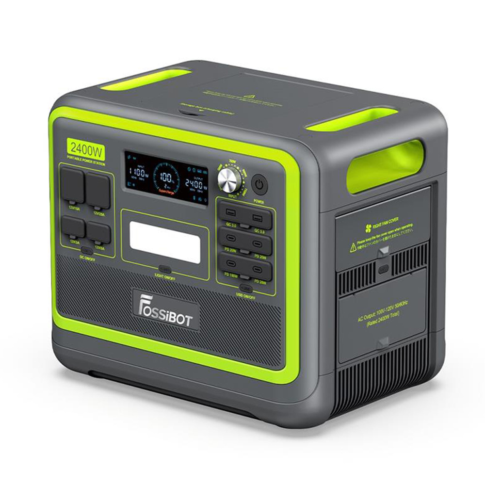 FOSSiBOT F2400 2048Wh Portable Power Station Green JP Plug | Japan