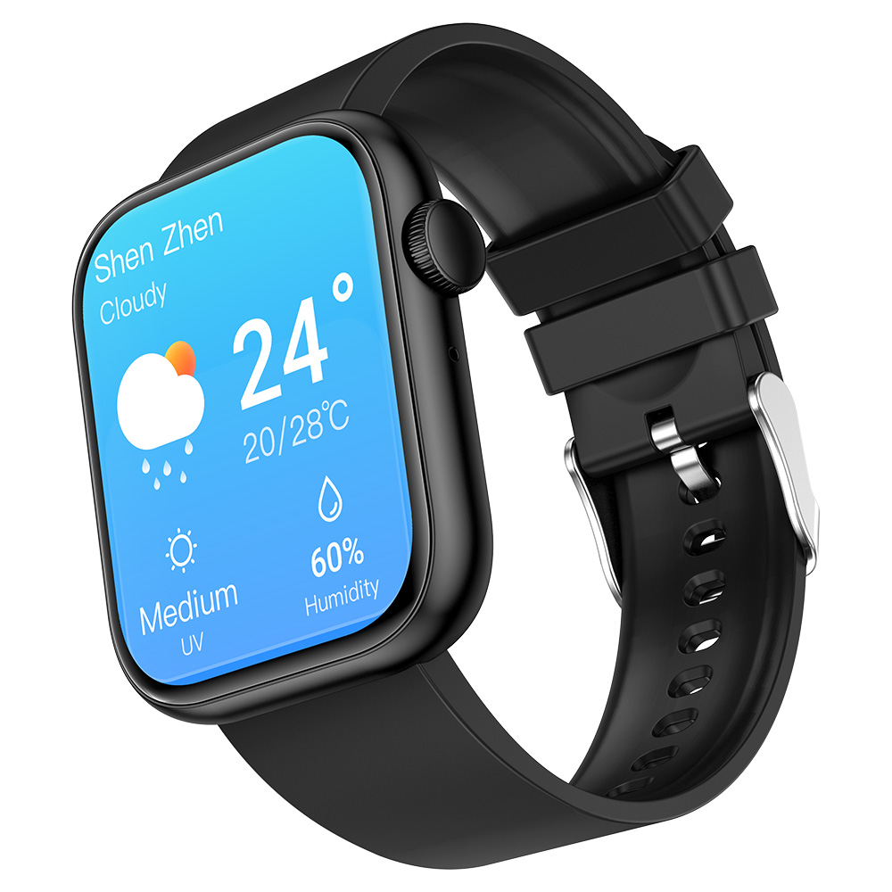 QX7 Smartwatch 1.85'' Large TFT Screen Bluetooth 5.2 Black