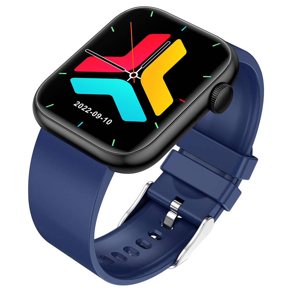 QX7 Smartwatch 1.85'' Large TFT Screen Bluetooth 5.2 Blue