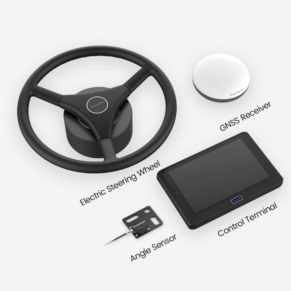 Sveaverken F100 Tractor Auto Steer System with Advanced Mode