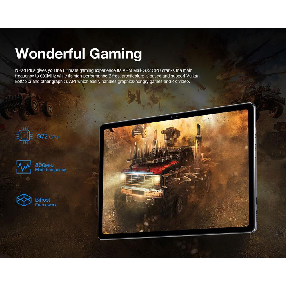 N-one NPad Plus MTK8183 Octa Core 8GB+128GB with Leather Case