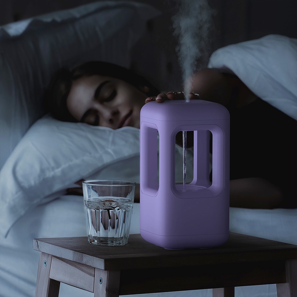 Winben Anti Gravity Levitating Water Drop Humidifier Purple