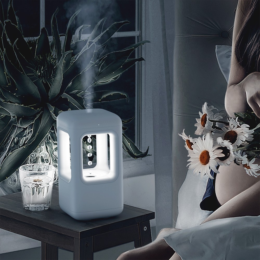Winben Anti Gravity Levitating Water Drop Humidifier White
