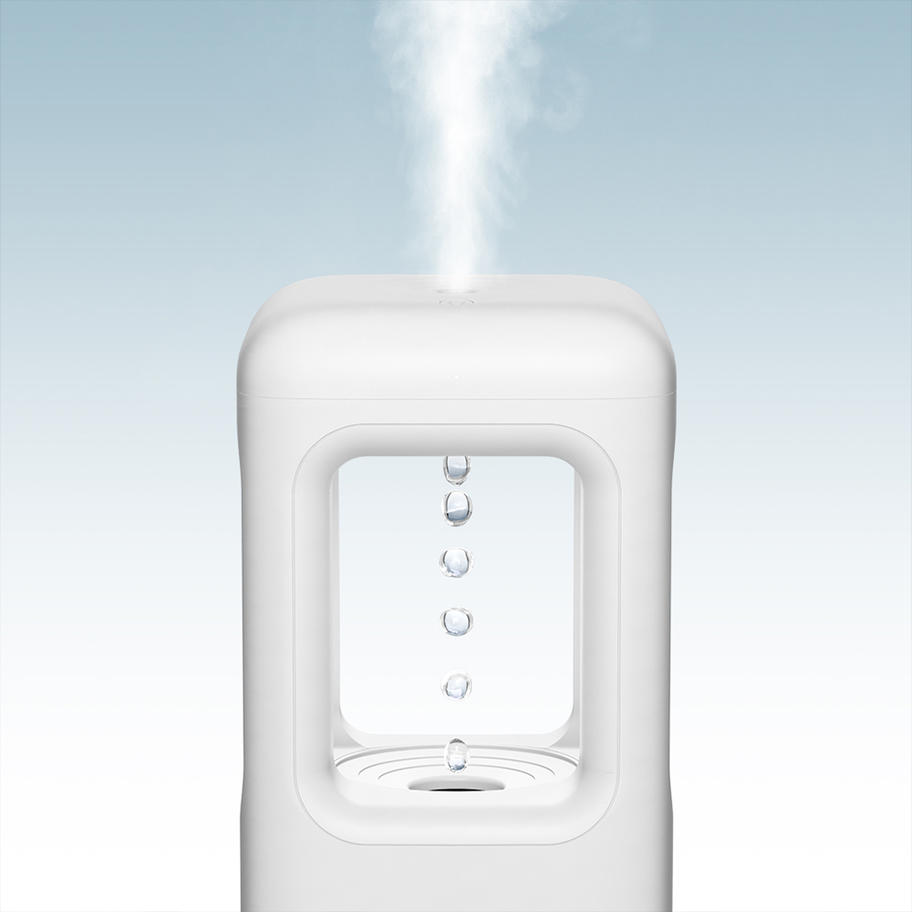 Winben Anti Gravity Levitating Water Drop Humidifier White