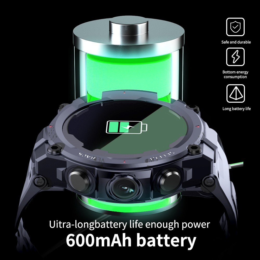 LOKMAT SKY 4G Smartwatch Black