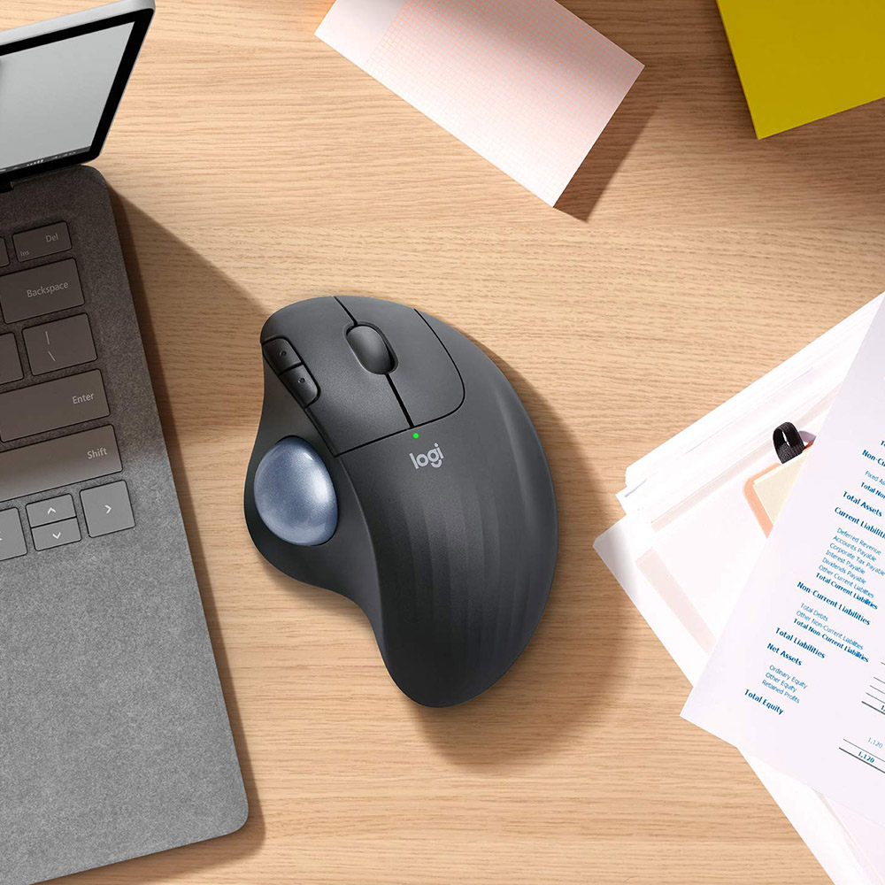 Logitech M575 Wireless Trackball Mouse Black