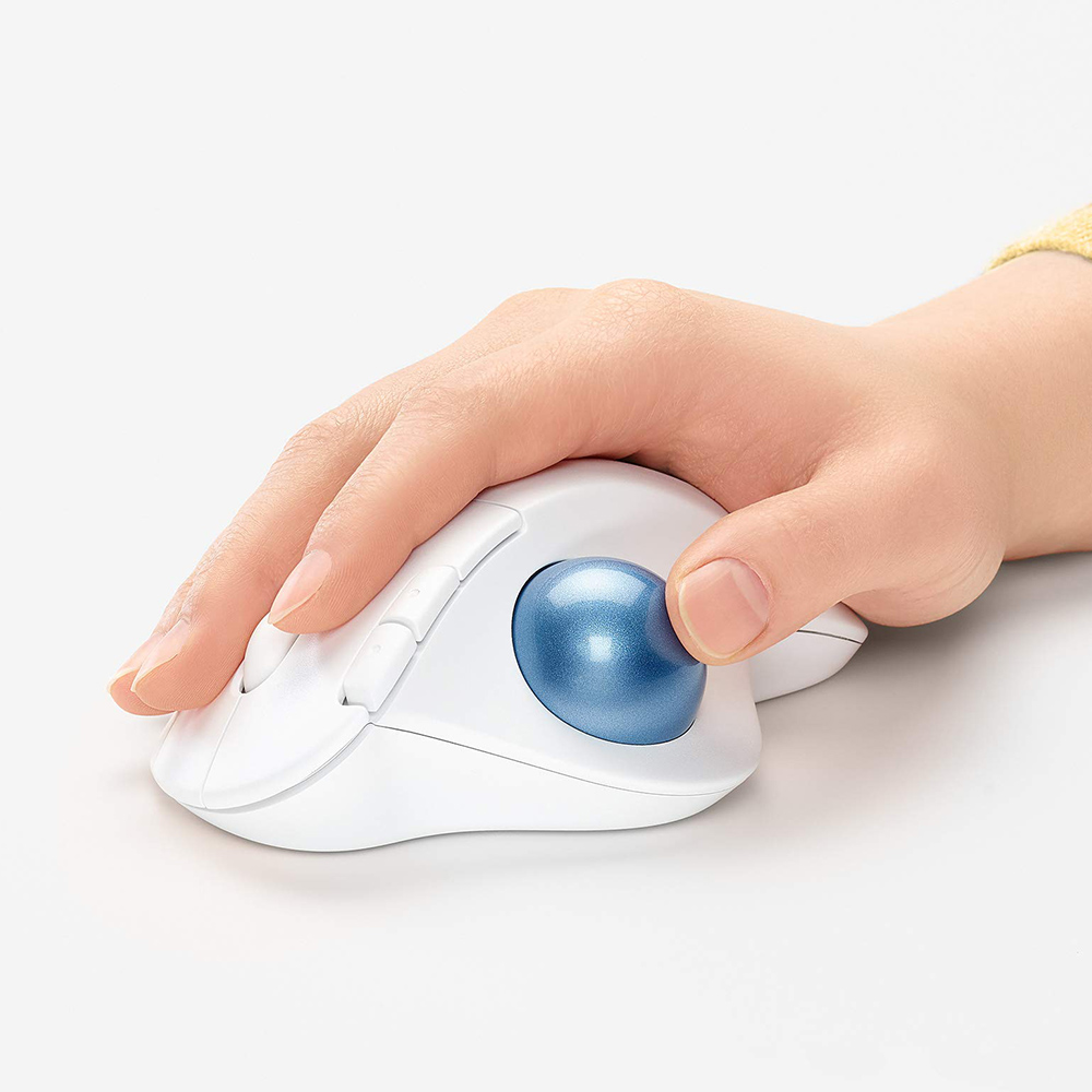 Logitech M575 Wireless Trackball Mouse White