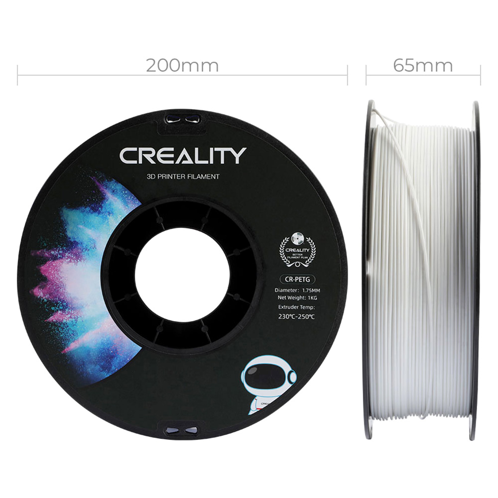 Creality CR-PETG 1.75mm 3D Printing Filament 1KG White