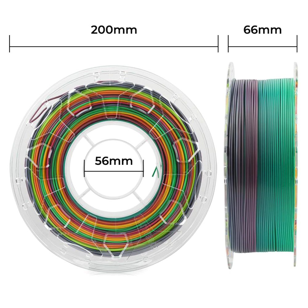 Creality CR 1.75mm PLA 3D Printing Filament 1kg Rainbow