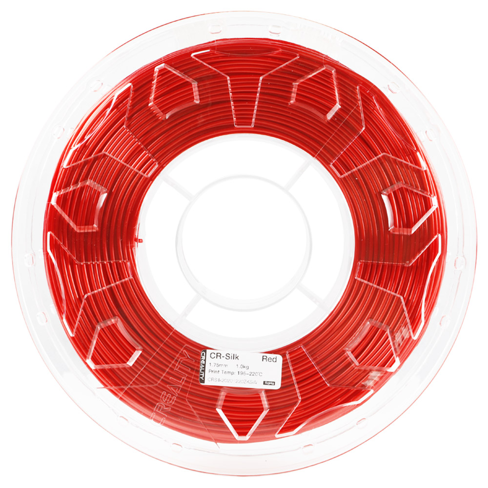 Creality CR 1.75mm Silk PLA 3D Printing Filament 1kg Red