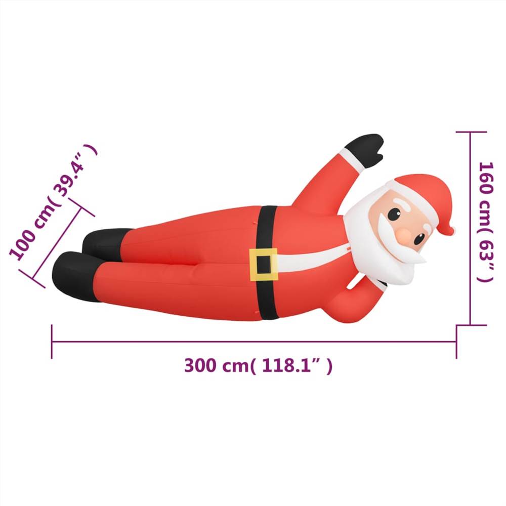 Christmas Inflatable Santa Claus LED 160 cm