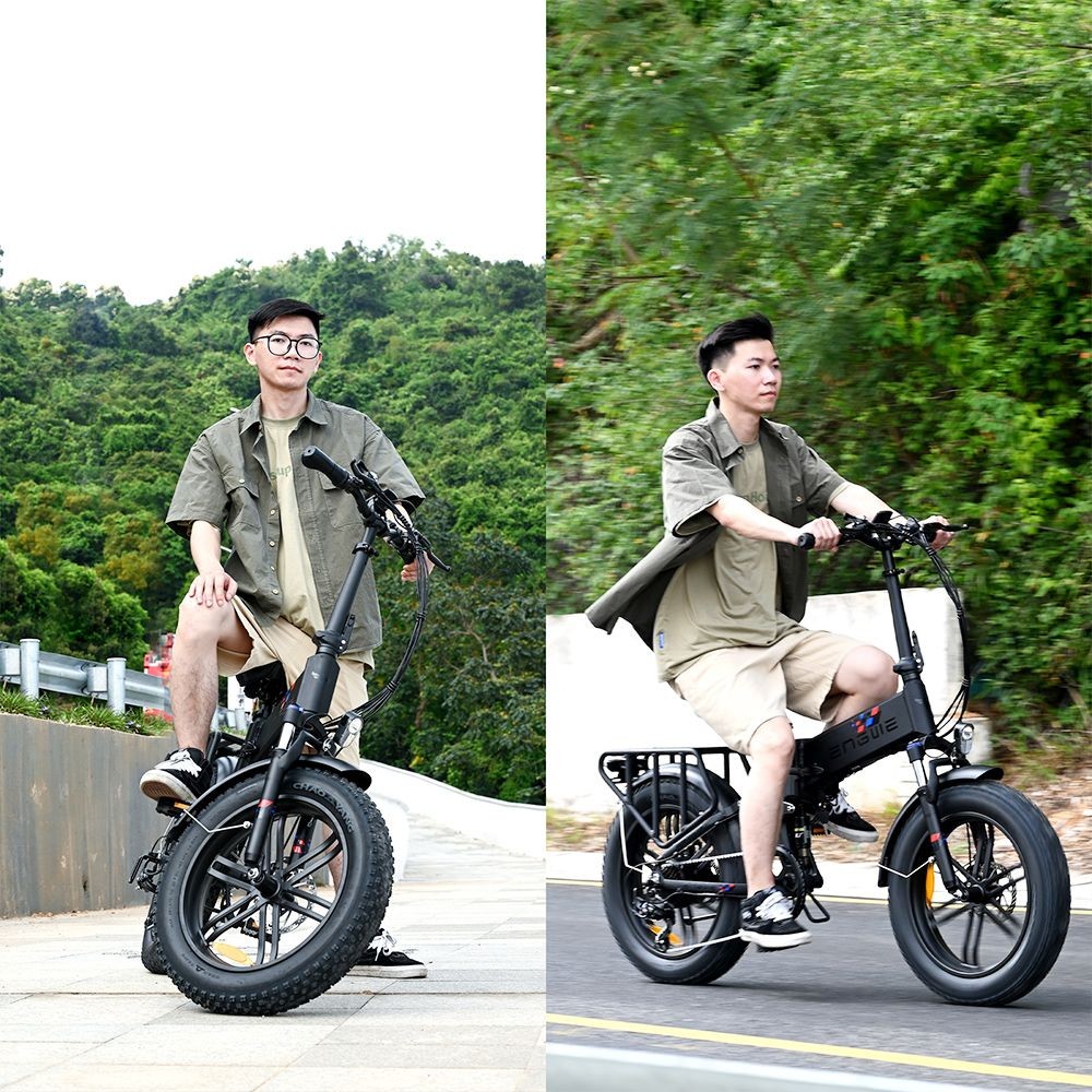 ENGWE X Electric Bike 20 Inch 25Km/h 48V 13AH Battery 250W Motor Black ...