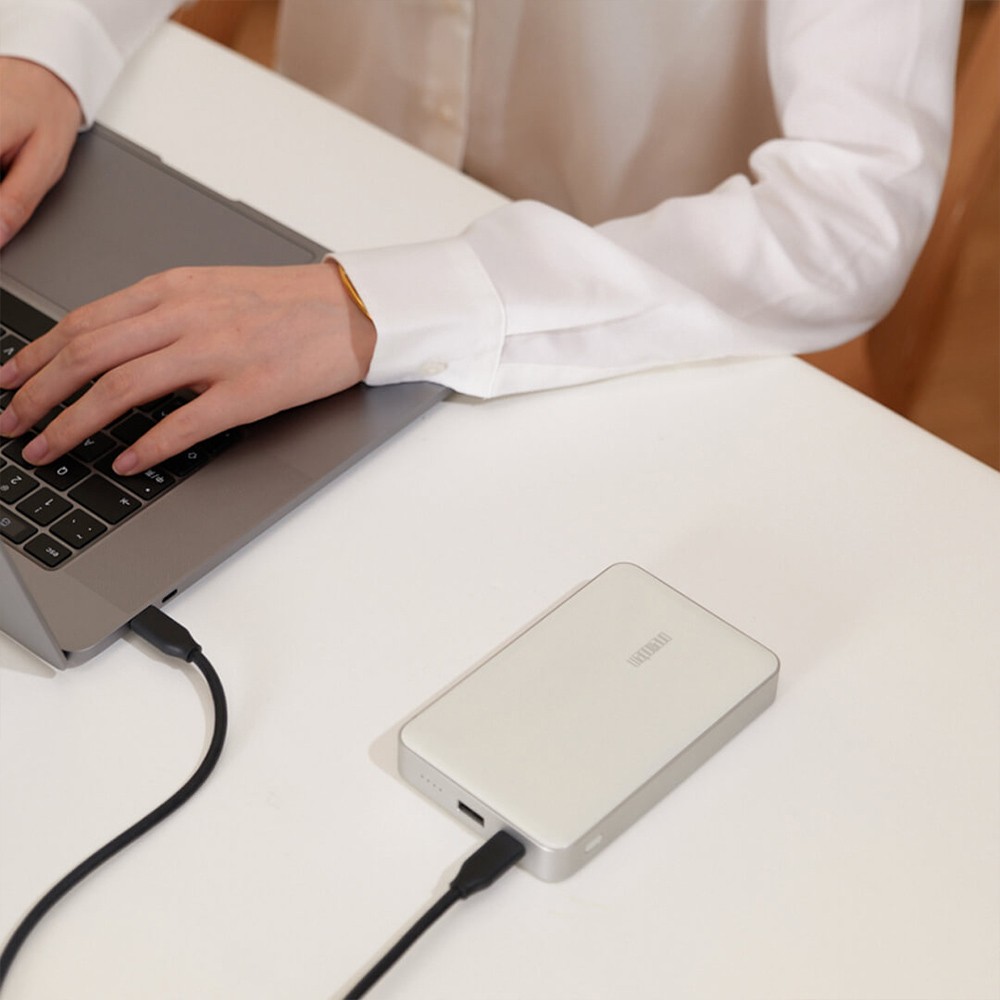 onemodern M6 HDD High-speed External 2TB Hard Drive White