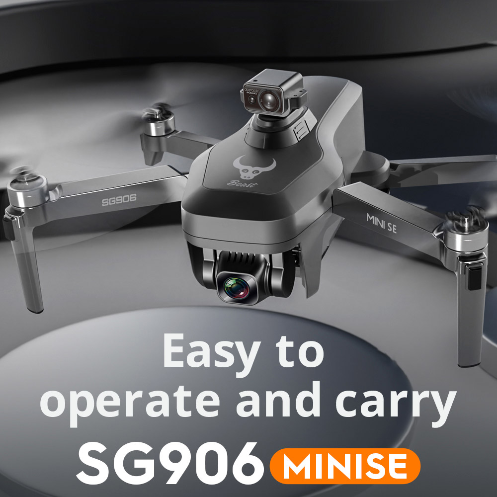 ZLL SG906 MINI SE RC Drone 5G WiFi FPV GPS with 4K Three Batteries