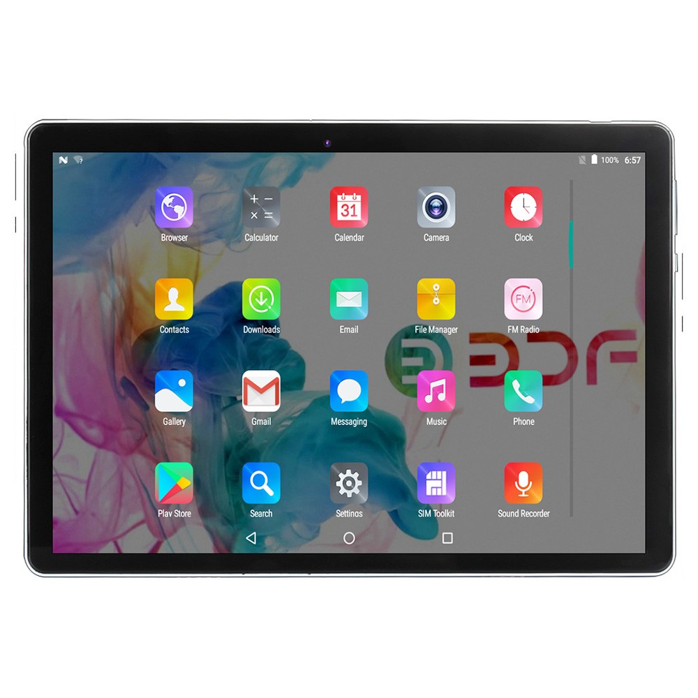BDF M107 10.1 Inch 4G LTE Tablet for Kids Octa Core Black