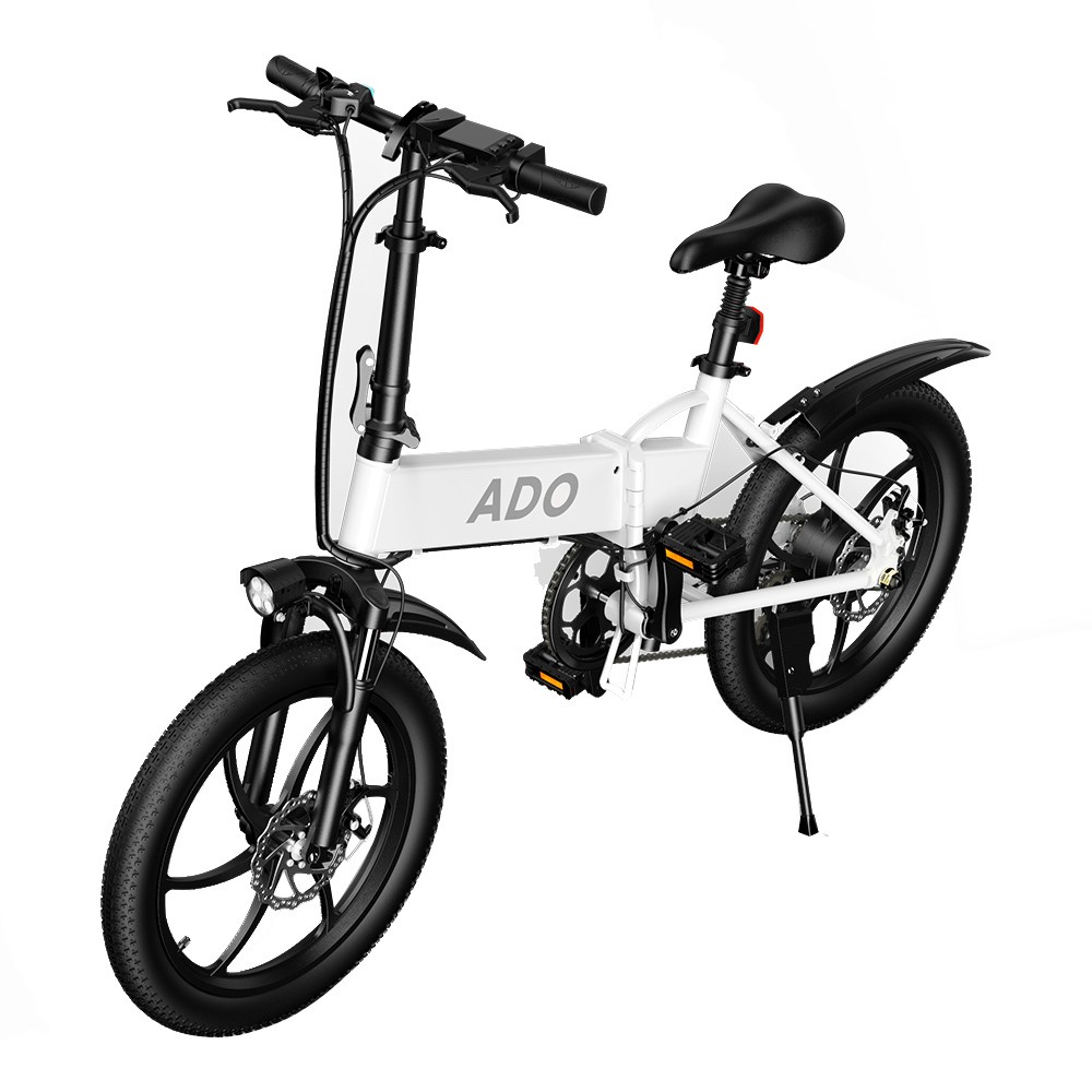 ADO A20 Electric Folding Bike 20 Inch 350W Motor 25Km/h 10.4AH White