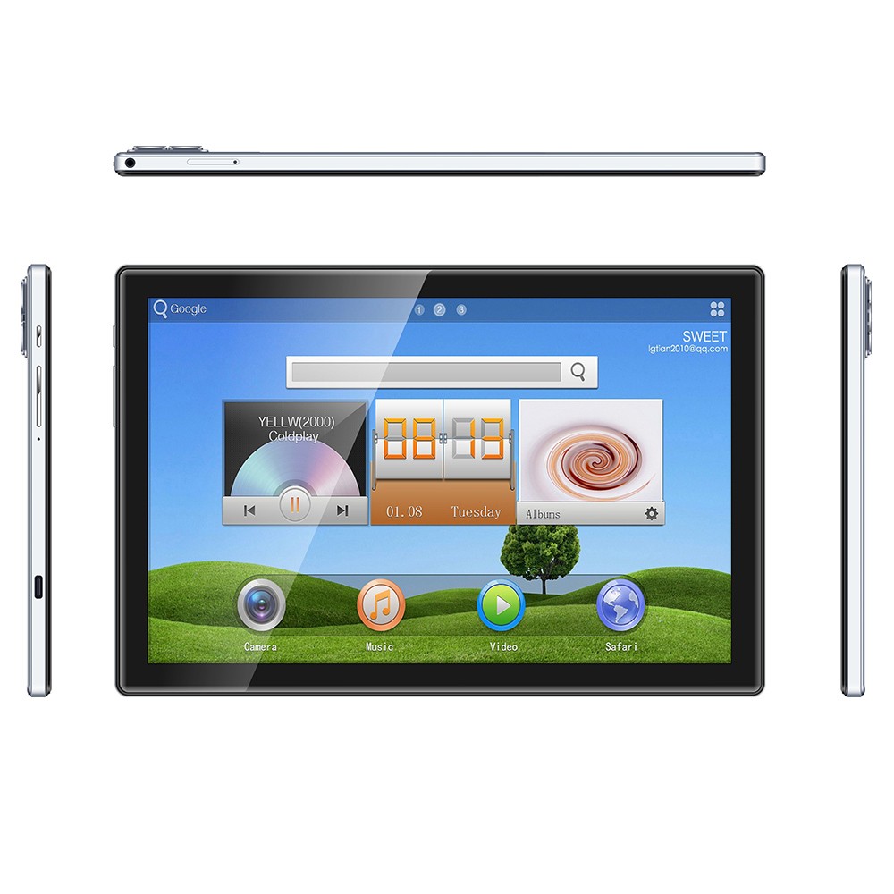BDF P50 10.1 inch Tablet 4GB RAM 128GB ROM White