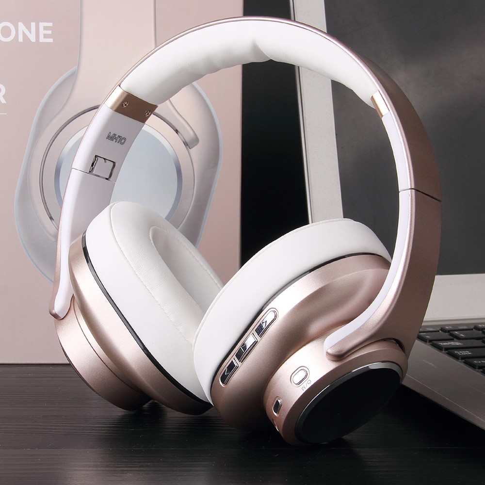 SODO MH10 2-in-1 Wireless Bluetooth On-Ear Headphone & Speaker Gold