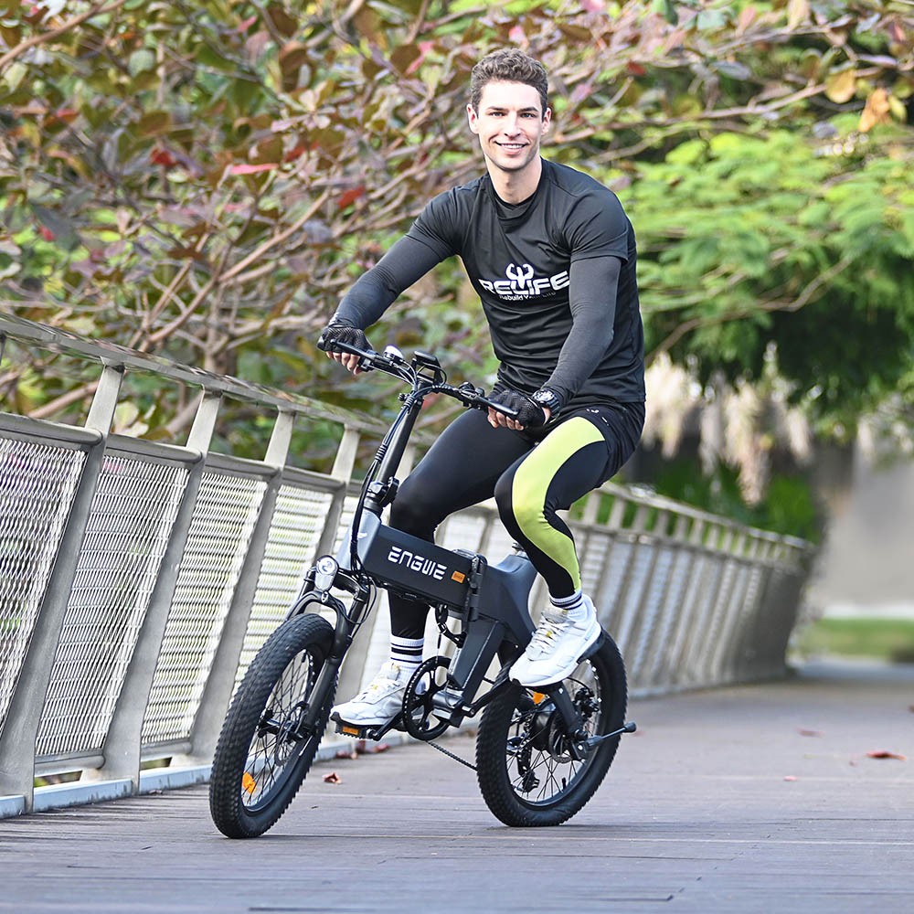 ENGWE C20 Pro Electric Bike 20 Inch 36V 16Ah Battery 500W 25Km/h Gray