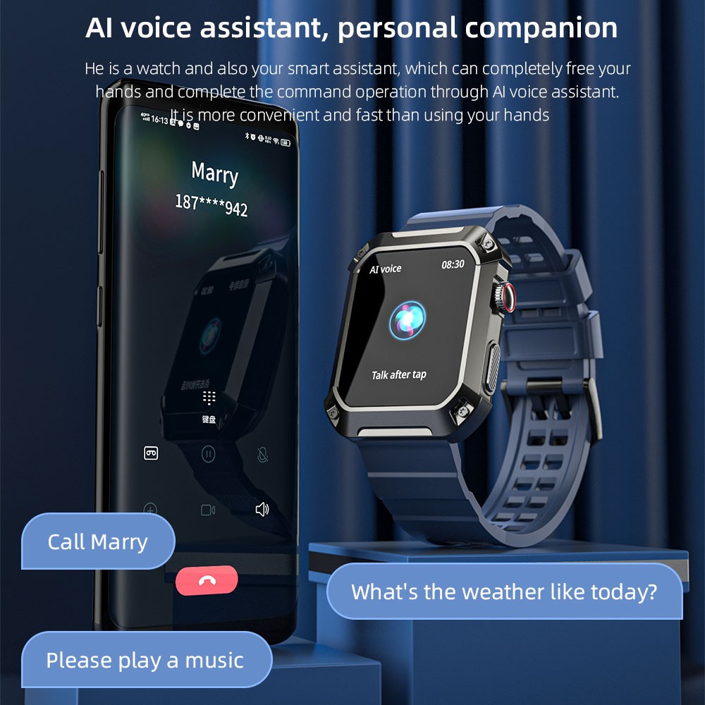LOKMAT OCEAN 2 PRO Bluetooth Call Smartwatch Green