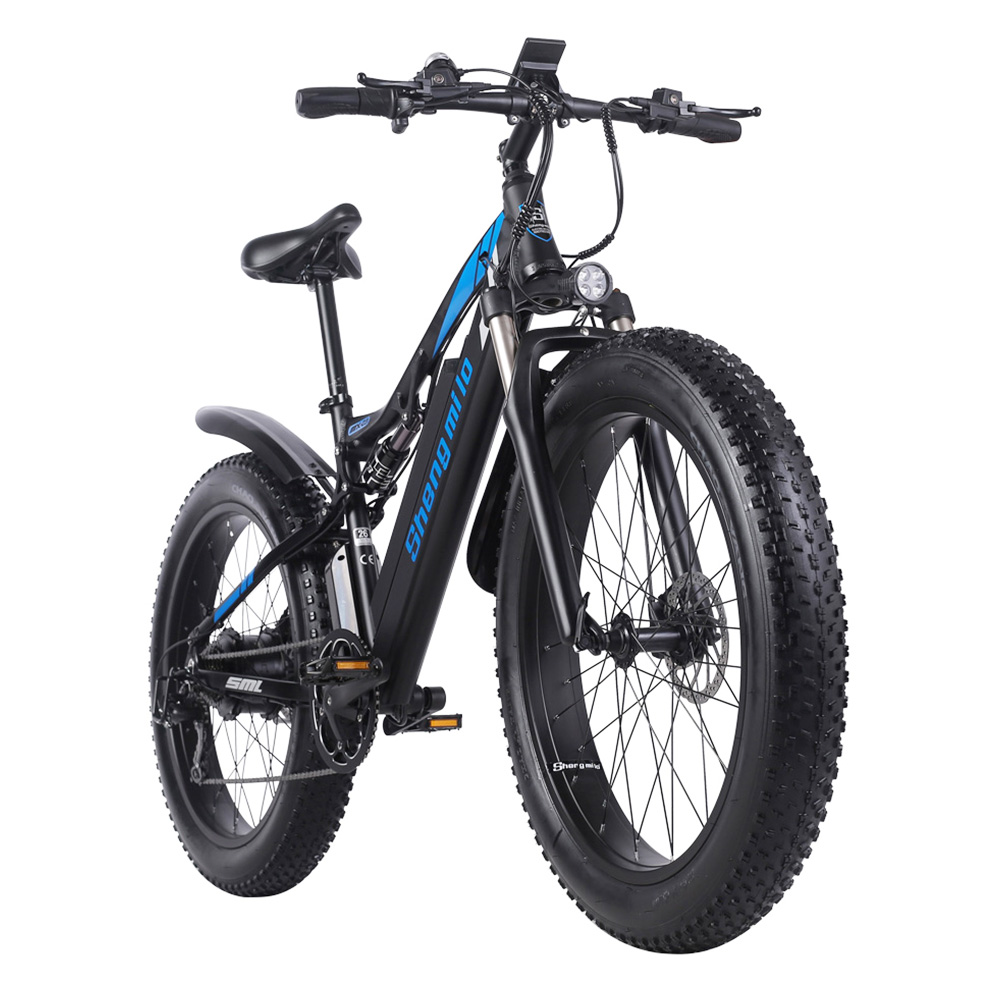Shengmilo MX03 1000W 48V 17Ah 26 Inch E-bike - Black