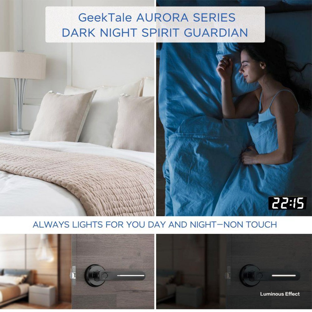 Geek Chef GeekTale L-B01 Fingerprint Door Lock with Handle