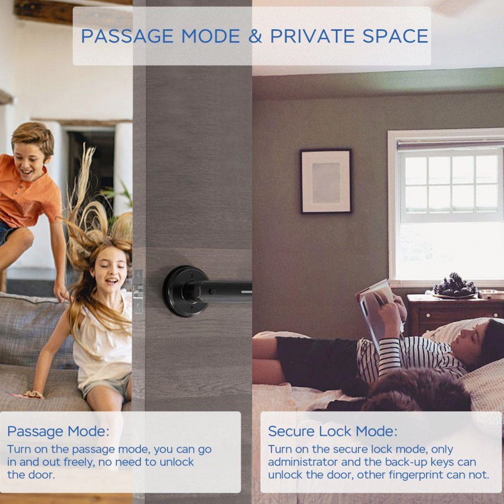 Geek Chef GeekTale L-B01 Fingerprint Door Lock with Handle