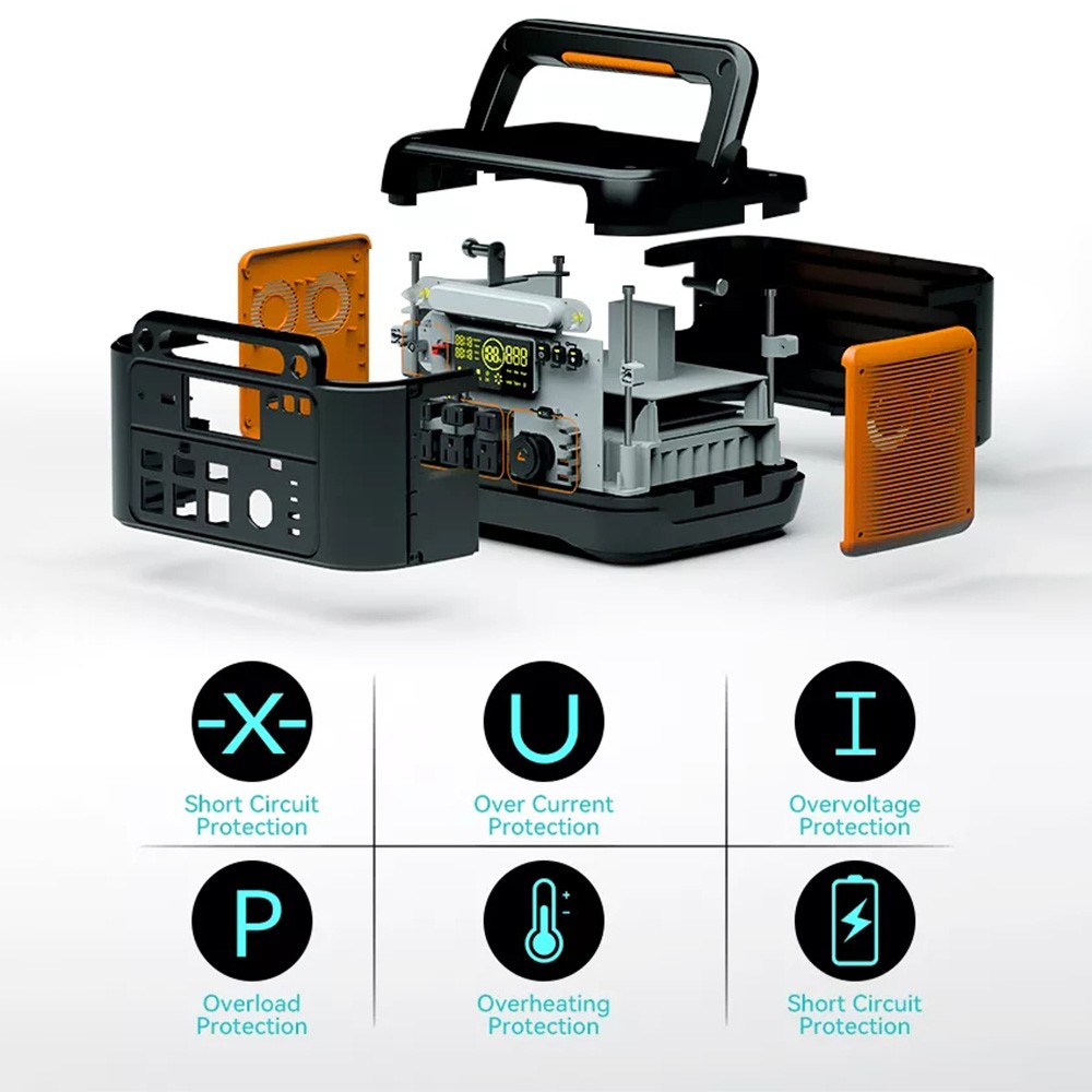 Flashfish A1001 1000W 1030Wh Portable Power Station EU Plug