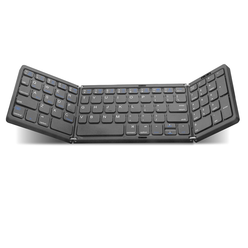 Foldable Bluetooth Wireless Keyboard Black