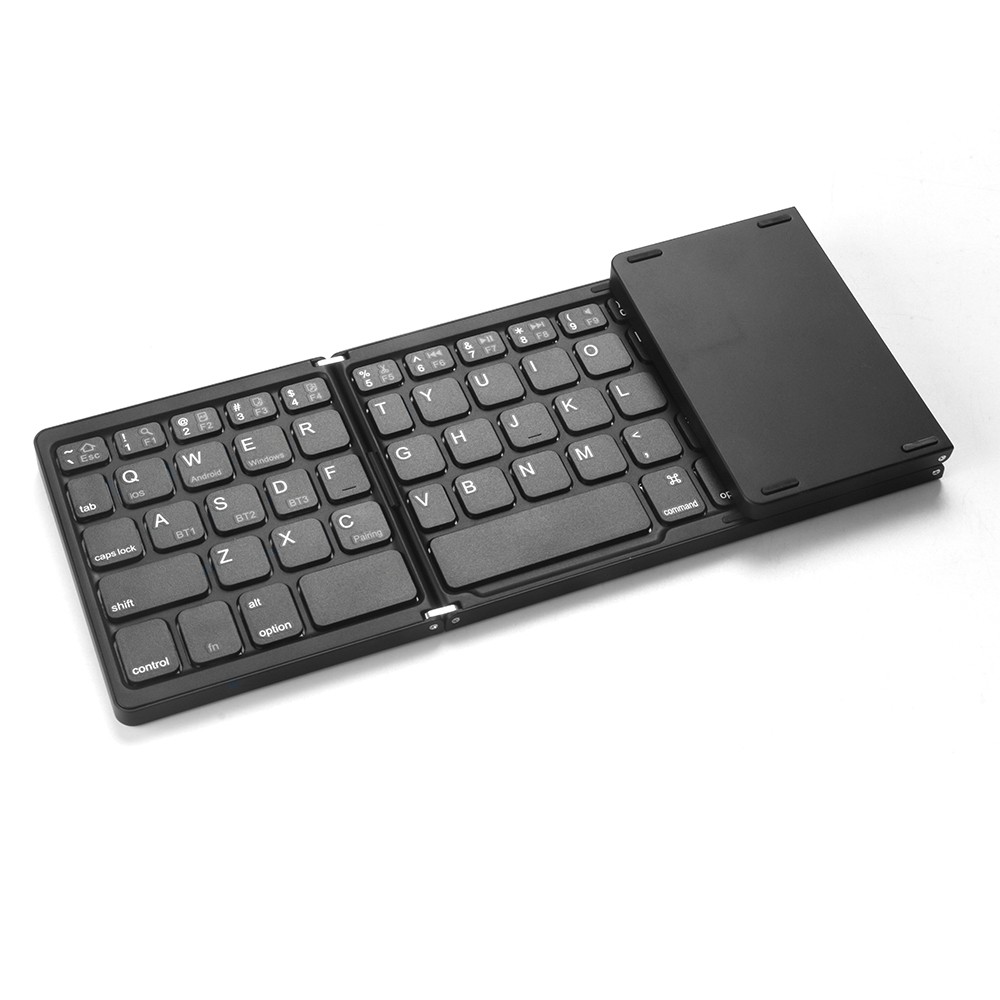 Foldable Bluetooth Wireless Keyboard Black