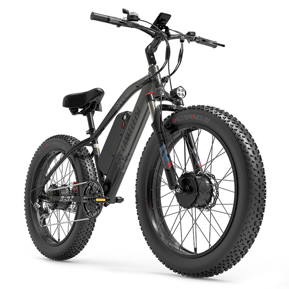 LANKELEISI MG740 PLUS Electric Bike Black & Grey