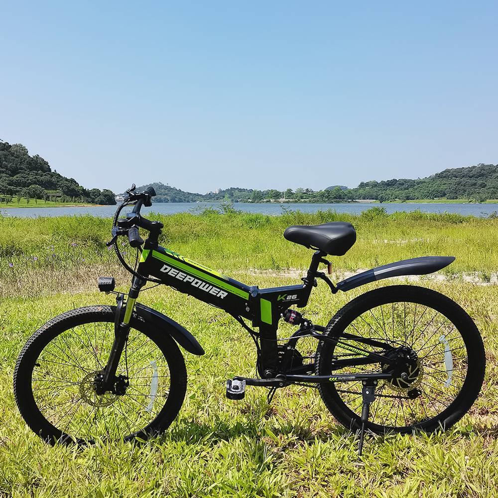 DEEPOWER K26 Electric Bike 26 Inch 48V 500W Motor 12.8Ah 35Km/h Speed