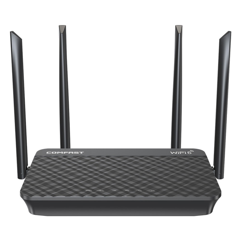 COMFAST XR11 Router 1800Mbps WiFi6 Dual Band Wireless Router Black EU